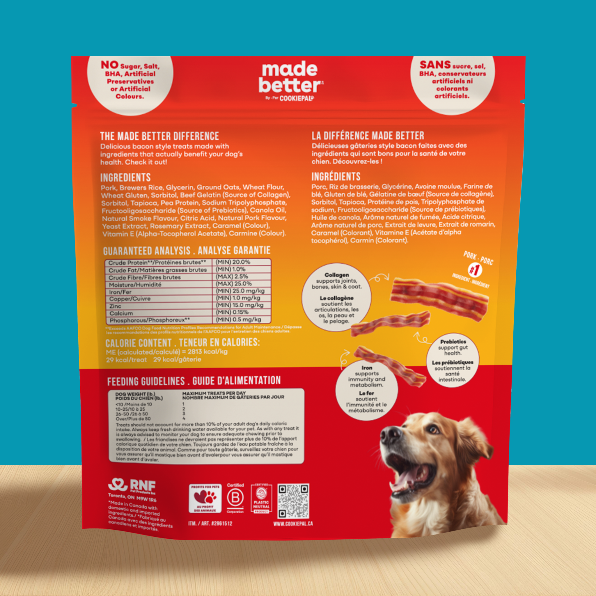 Bacon Style Treats with Collagen & Prebiotics – COOKIE PAL